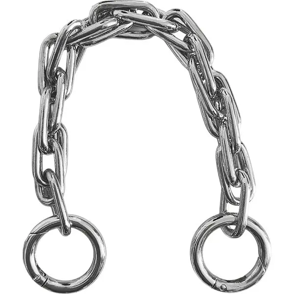 HYER GOODS Doppio Link Chain Strap - Silver