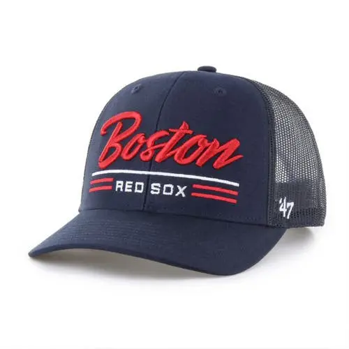 '47 47 Boston Red Sox Garner Trucker Adjustable Hat - Navy