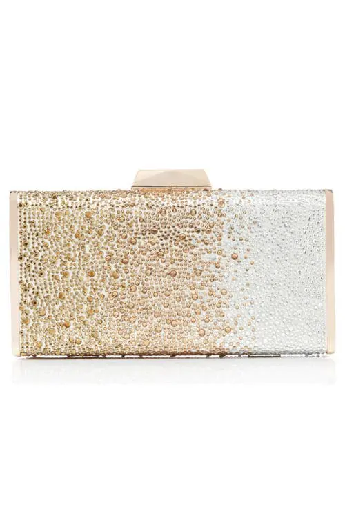 Dune London Frame Clutch With Chain Strap - Gold