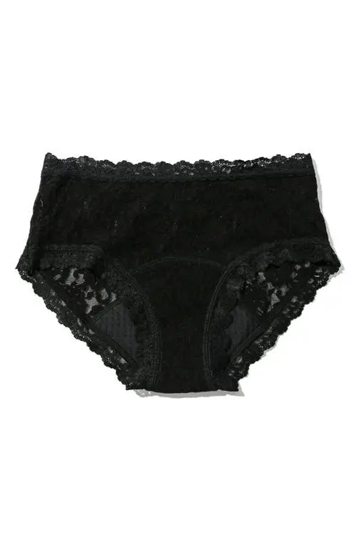 Hanky Panky X Saalt Signature Lace® Leakproof Boyshorts - Black
