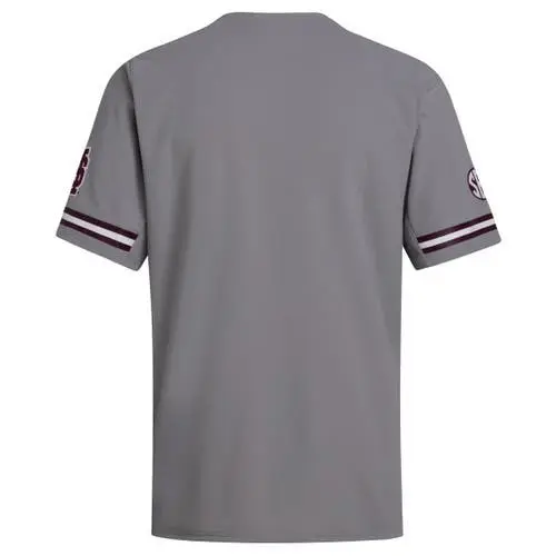 Adidas Mississippi State Bulldogs Replica Baseball Jersey By - Gray