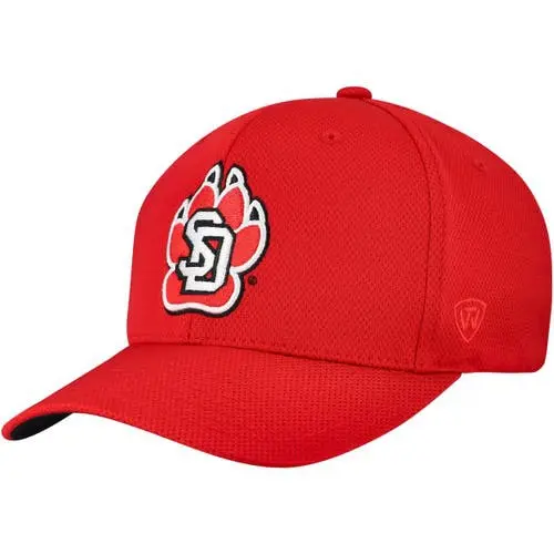 Top Of The World South Dakota Coyotes Reflex Performance Flex Hat