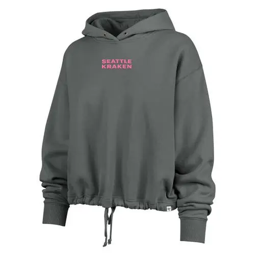 '47 47 Seattle Kraken Bright Side Venice Cropped Pullover Hoodie