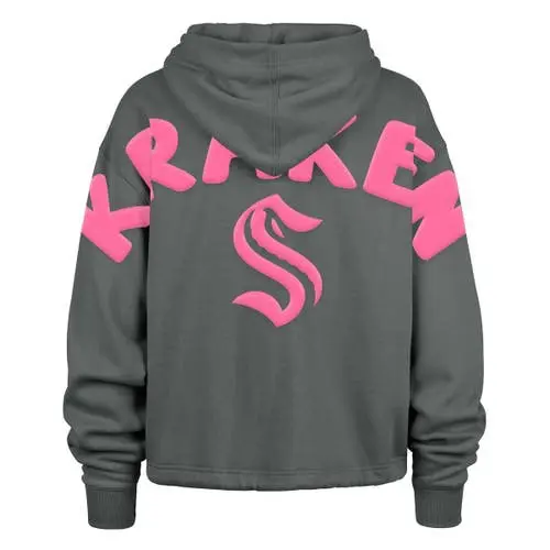 '47 47 Seattle Kraken Bright Side Venice Cropped Pullover Hoodie