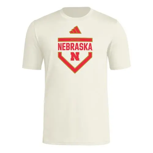 Adidas Nebraska Huskers Home Plate Pre-game T-shirt
