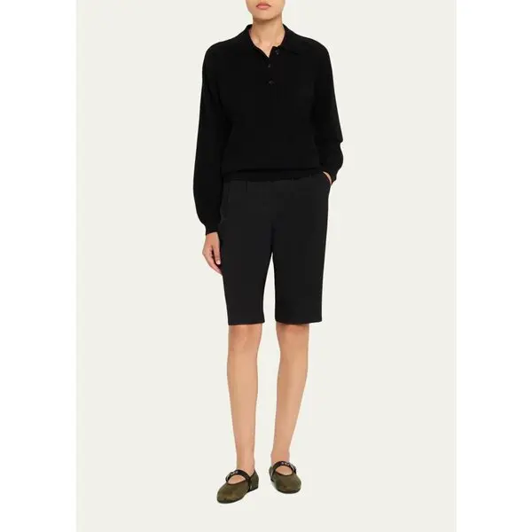 Miu Miu Mesh Buckle Mary Jane Ballerinas - Nero