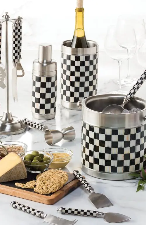 MACKENZIE-CHILDS Courtly Check Wine Cooler
