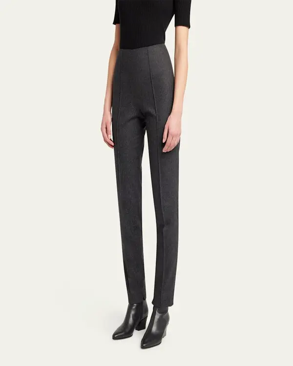 Giorgio Armani Cashmere Flannel Ankle Trousers