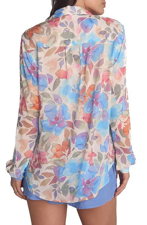 Bella Dahl Floral Print Button-up Shirt