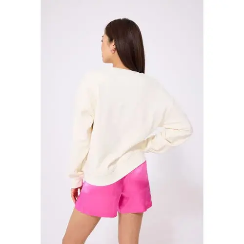 Terez Los Angeles Dodgers Oversized Pullover Sweatshirt