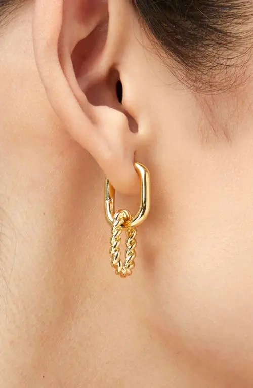ANA LUISA Ash Double Hoop Earrings - Gold