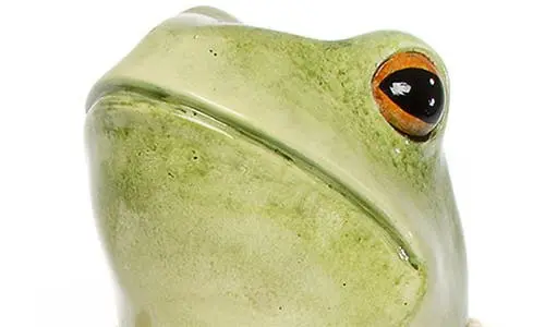MACKENZIE-CHILDS Fergal The Frog Butler Figurine