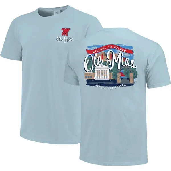IMAGE ONE Ole Miss Rebels Campus Scene T-shirt