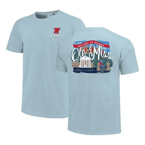IMAGE ONE Ole Miss Rebels Campus Scene T-shirt