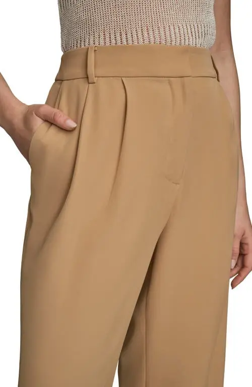 Donna Karan New York Pleated Wide Leg Trousers
