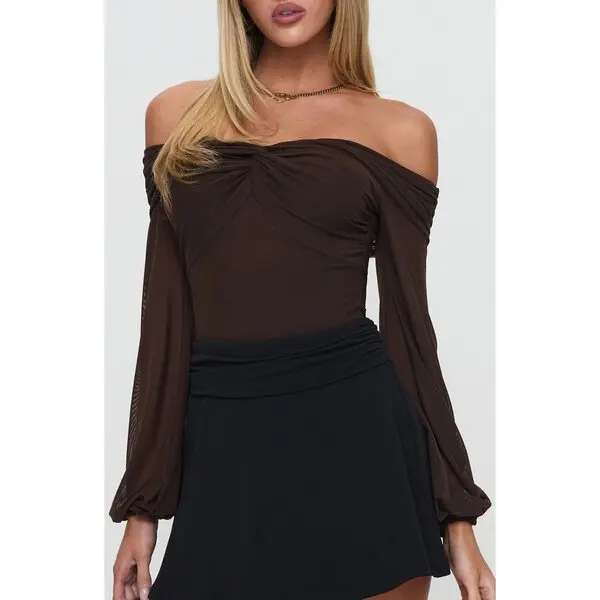 Princess Polly Babette Off-the-shoulder Bodysuit