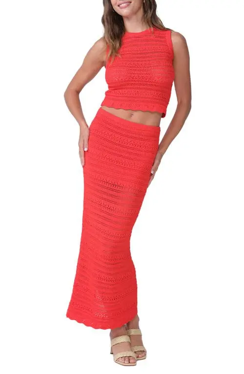 PQ SWIM Sleeveless Crop Cover-up Top