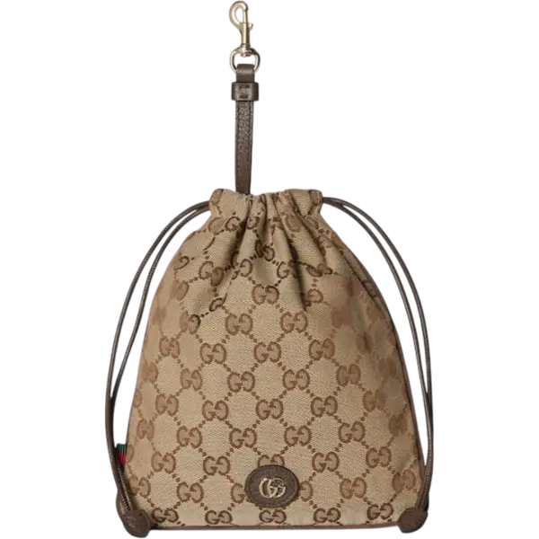 Gucci Minuet Pouch Charm Gg Canvas