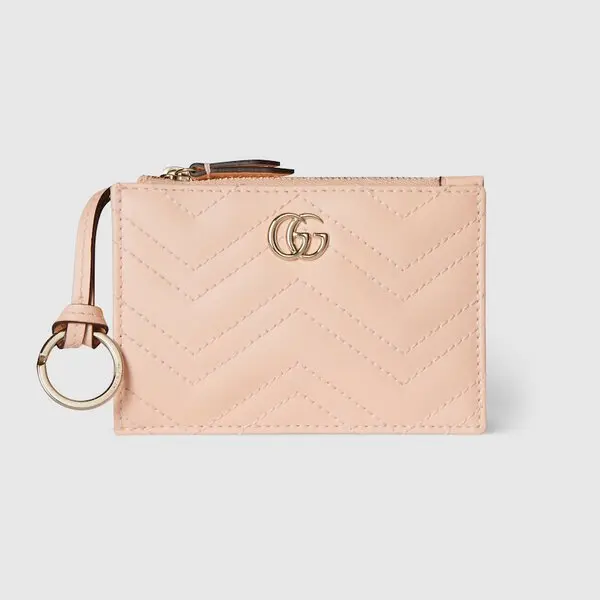 Gucci Gg Marmont Key Case - Pink
