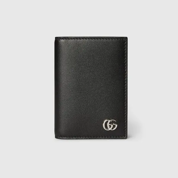 Gucci Gg Marmont Bi-fold Card Case Leather - Black