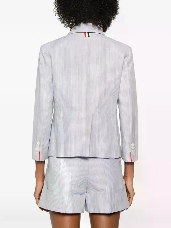 Thom Browne Striped Cropped Blazer