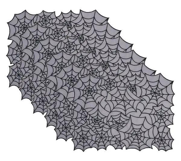 VALERIE PARR HILL Spider Web Placemat Set Of 6 Valerie - One-color