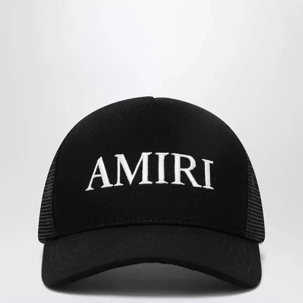 Amiri Baseball Cap With Logo - Black