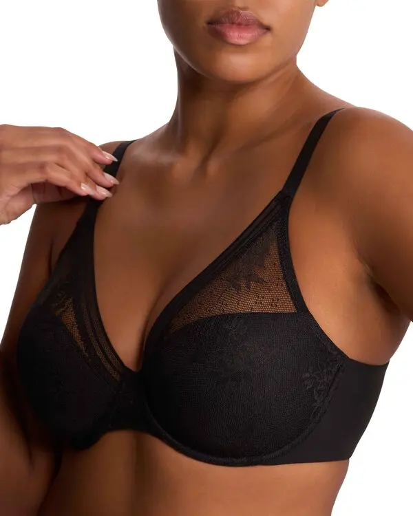 Natori Love Lace Full Cover Bra - Black