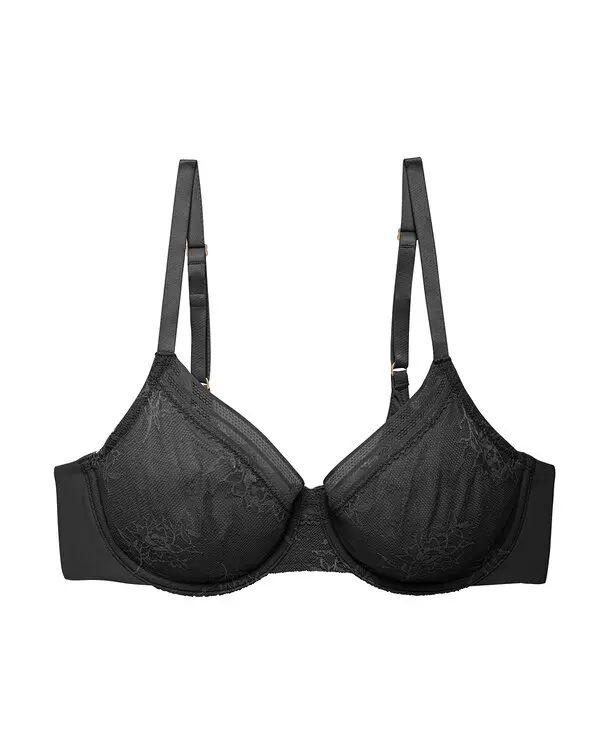 Natori Love Lace Underwire Bra - Black