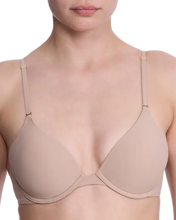 Natori Verge Convertible Plunge Bra - Cafe