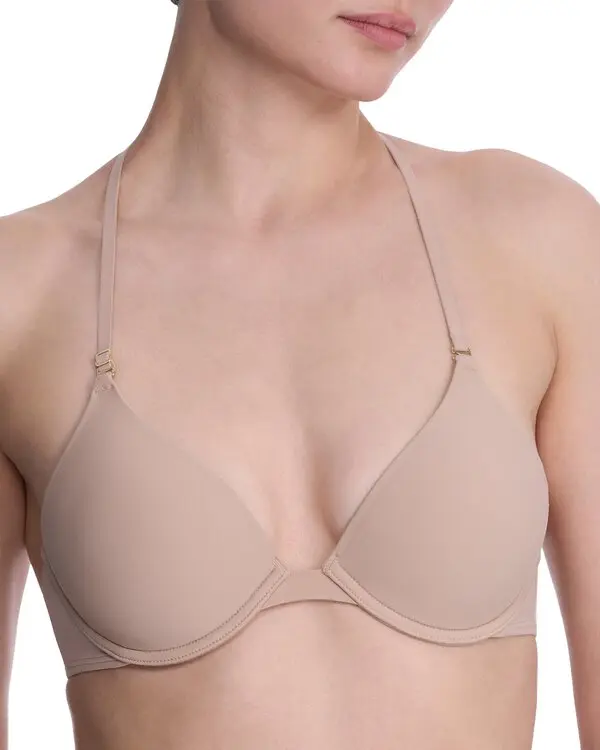 Natori Verge Convertible Plunge Bra - Cafe