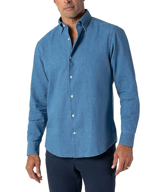 Robert Talbott Morgan Linen-cotton Shirt