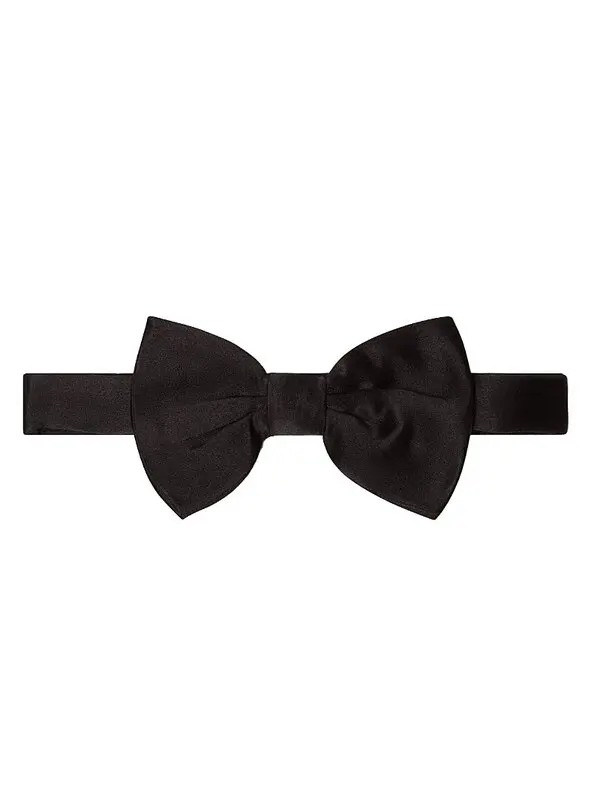 Robert Talbott Walter Satin Bow Tie - Black