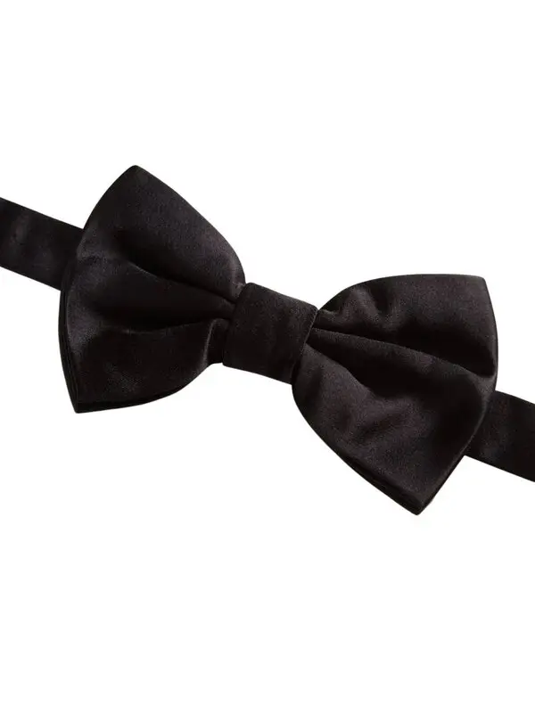 Robert Talbott Walter Satin Bow Tie - Black