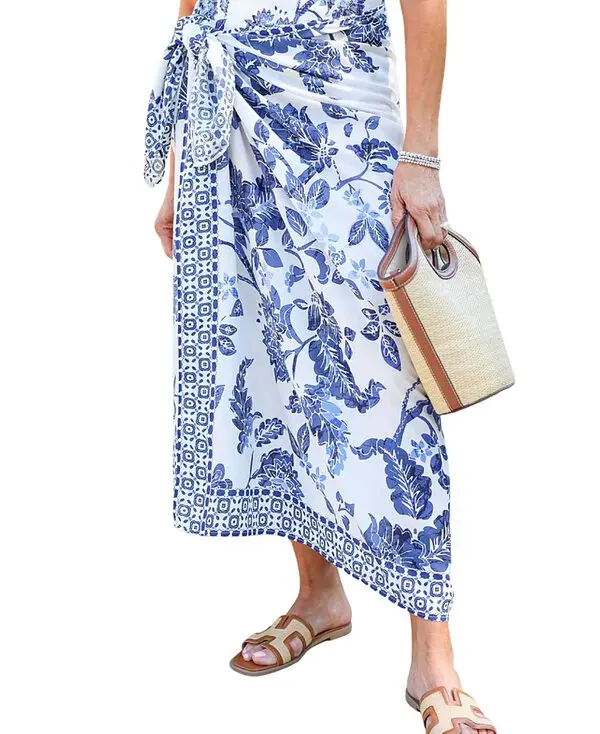 HERMOZA Printed Pareo Wrap - Profound Pairing