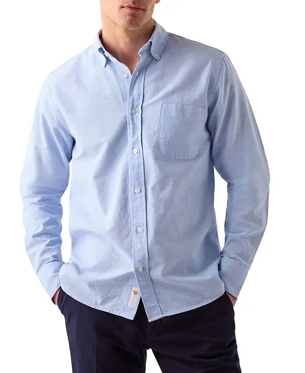 Robert Talbott Harrison Button Down Oxford Shirt - Light Blue