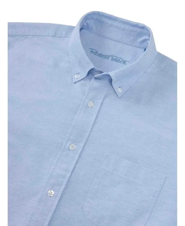 Robert Talbott Harrison Button Down Oxford Shirt - Light Blue
