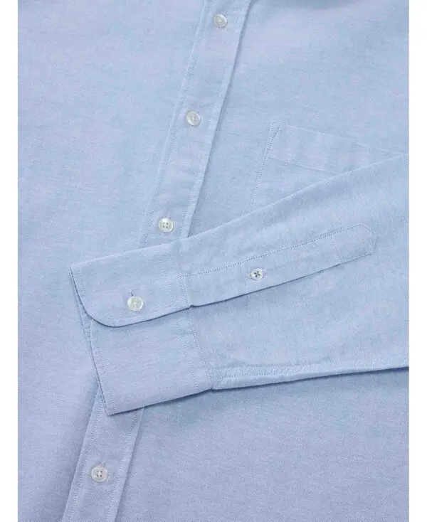 Robert Talbott Harrison Button Down Oxford Shirt - Light Blue