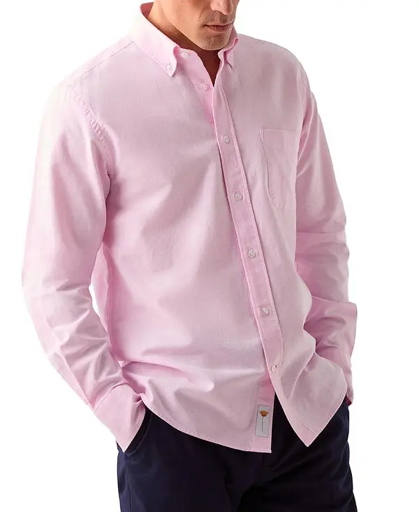 Robert Talbott Harrison Button Down Oxford Shirt - Pink
