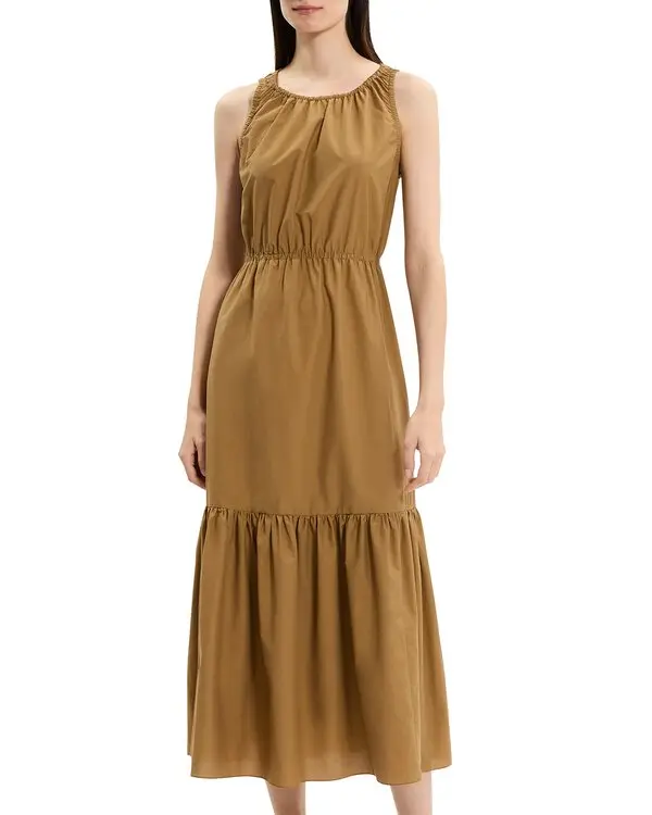 Theory Sleeveless Gathered Tier Dress
