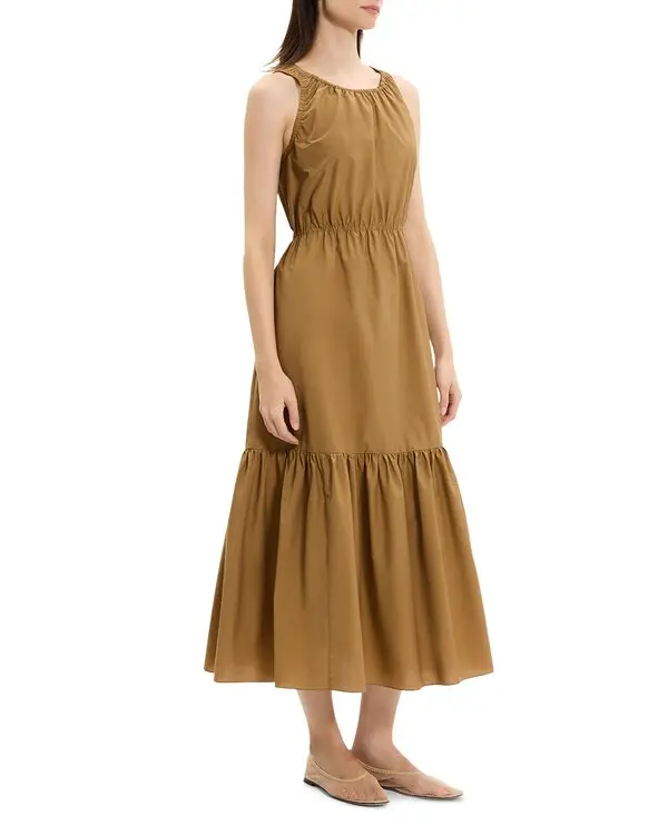 Theory Sleeveless Gathered Tier Dress