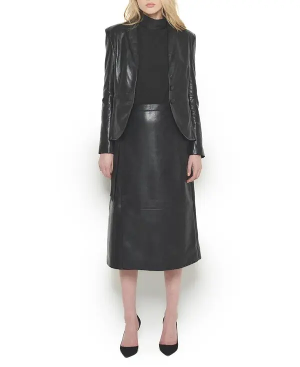 AS By DF Denise Recycled Leather Blazer