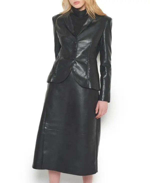 AS By DF Denise Recycled Leather Blazer