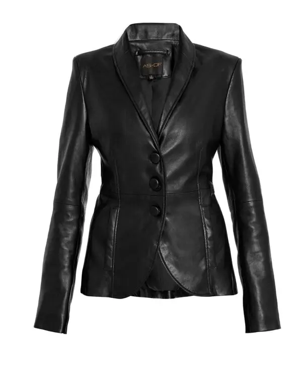 AS By DF Denise Recycled Leather Blazer