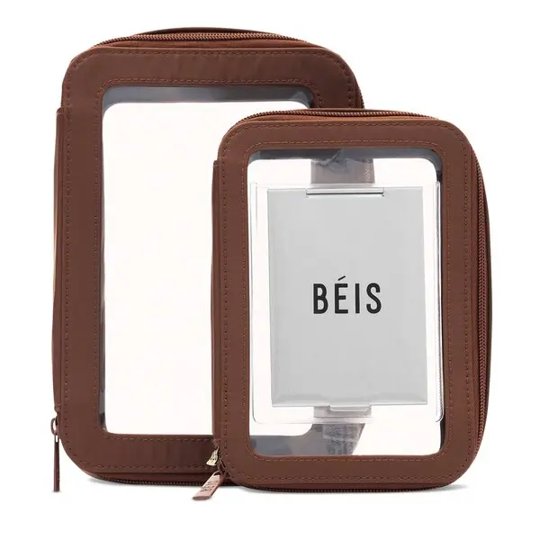 BEIS In Flight Cosmetic Case - Maple