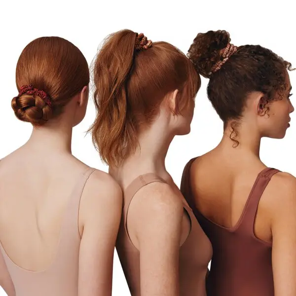 Slip Pure Silk Skinny Scrunchies Set Of 4 - Auburn