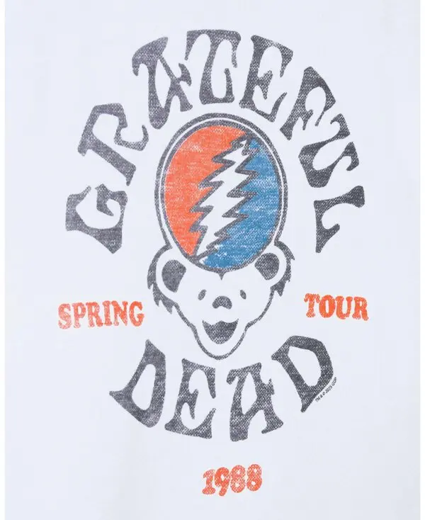 Junk Food Clothing Grateful Dead 1988 Tour Raglan Tee
