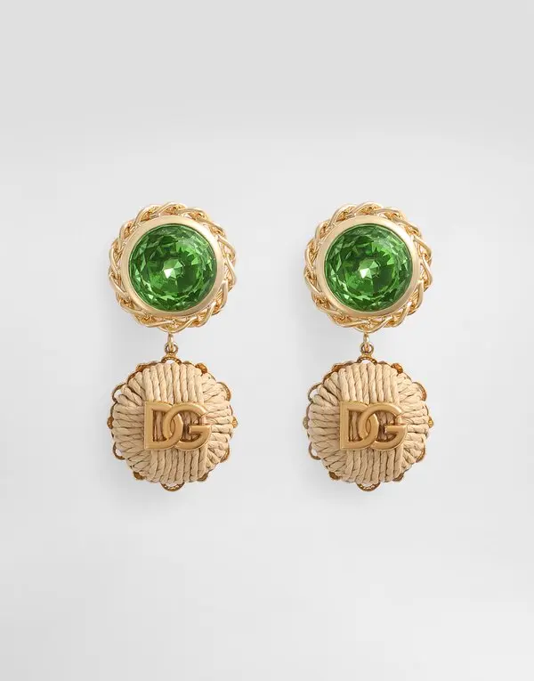 Dolce & Gabbana Logo Clip-on Earrings - Gold