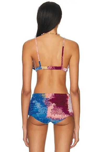 Gabriela Hearst Hina Bra Top Crochet Knit