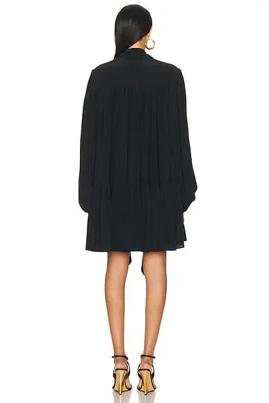 Saint Laurent Long Sleeve Mini Dress